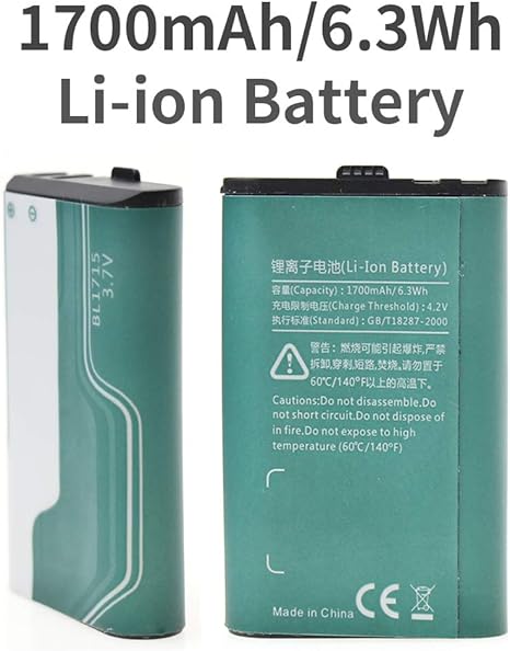 Amazon.com: Hytera BL1715 Battery 1700mAh Li-ion Battery for Hytera HYT TC-320 TC320 Two Way ...