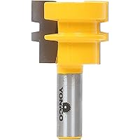 Yonico Router Bits Reversible Glue Joint 1-1/4-Inch Reversible 1/2-Inch ...