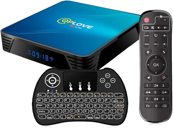 Android TV BOX 10.0, Android 10.0 QPLOVE Q8 TV Box RK3318 64bits /4G ...