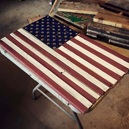 Amazon.com: Barn Wood American Flag: Handmade