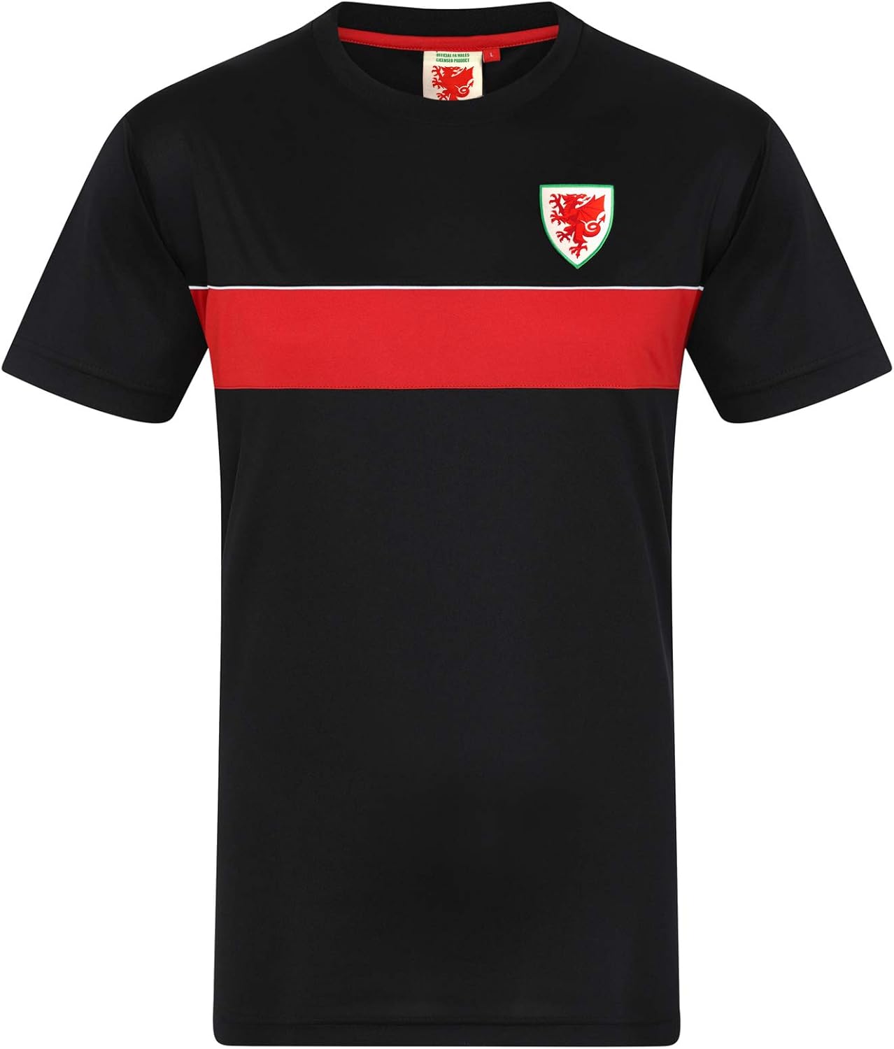 Wales Cymru Mens T-Shirt Poly Training Kit FAW Official Football Gift ...