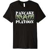 Amazon.com: Pancake Platoon Funny Offensive Lineman Football O-Line T ...