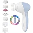 Amazon.com: Facial Cleansing Brush Face Scrubber: Electric Exfoliating ...