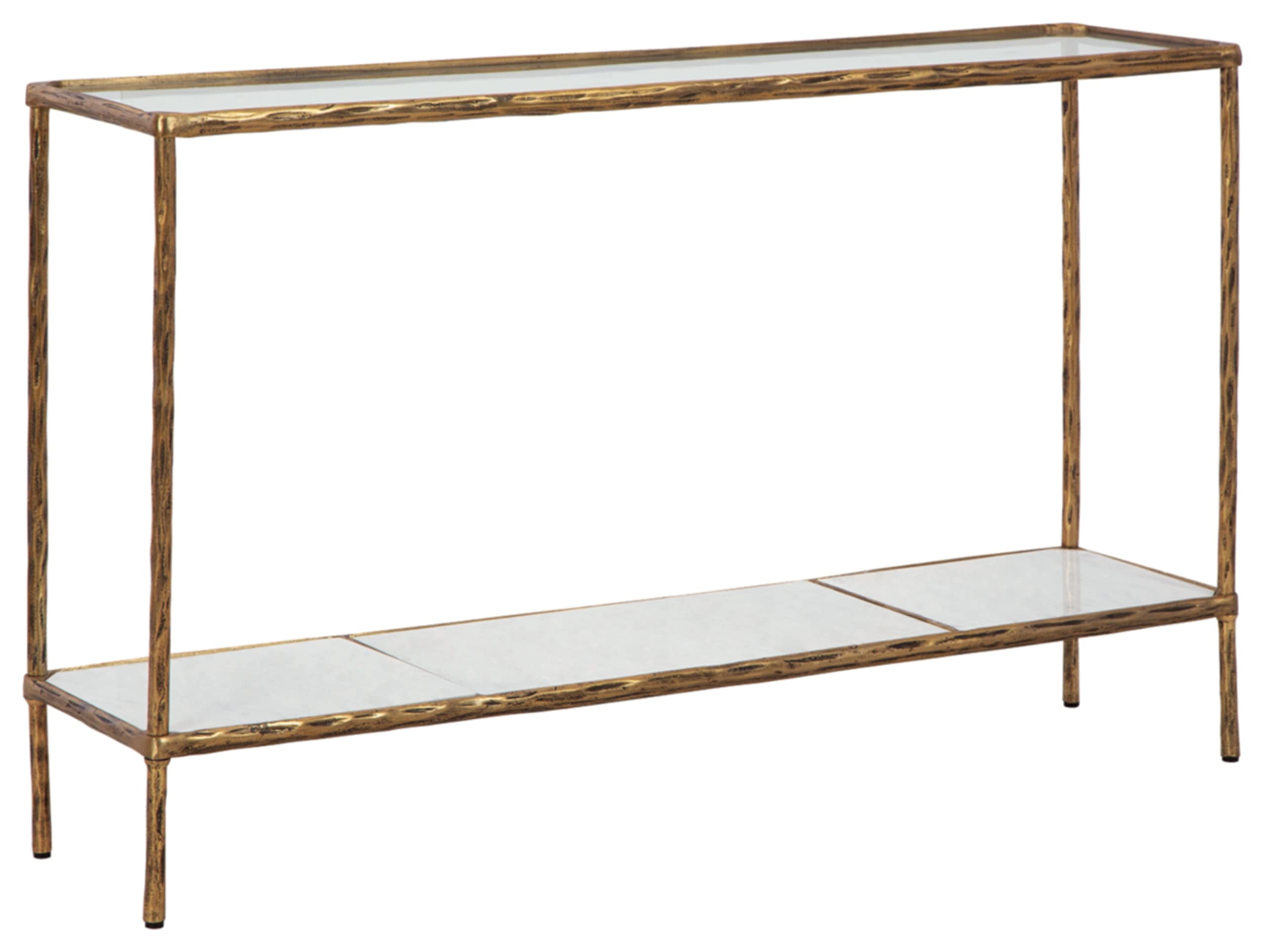 Signature Design by Ashley Ryandale Modern Console Sofa Table, Antique ...