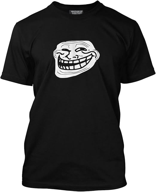 Troll Face Internet Meme - Mens Unisex T-Shirt: Amazon.co.uk: Clothing