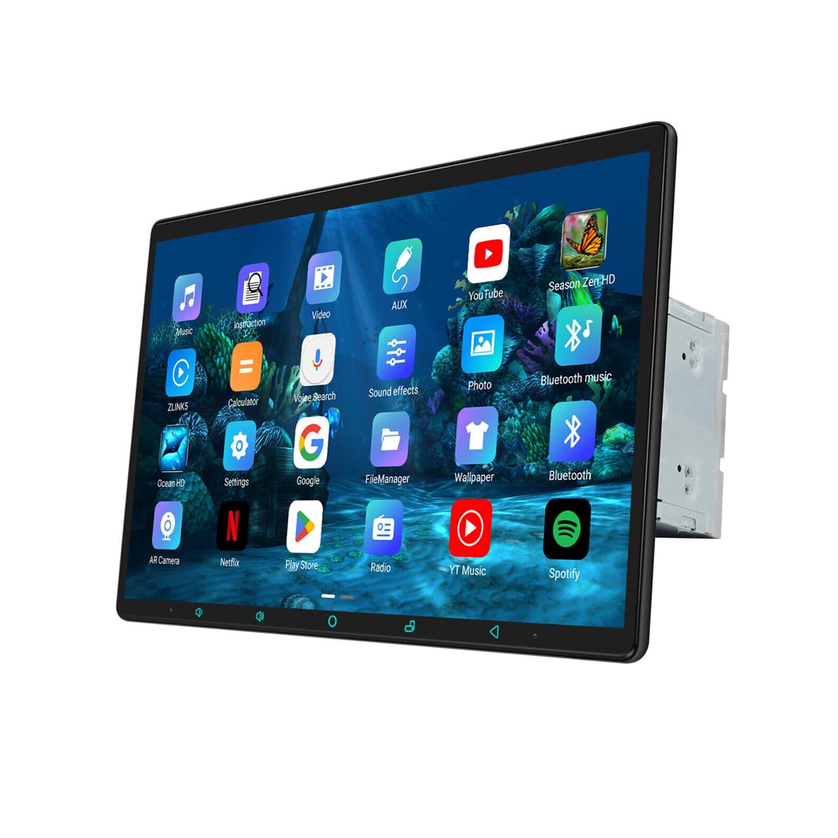 JOYING Radio 13.3 Inch Double Din Car Stereo 8GB+128GB Compatible with ...