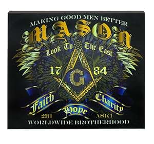 Amazon.com: Prince Hall Masonic Canvas Wall Hanging (Freemasonry ...