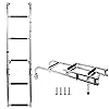 Amarine Made 5 Step Folding Ladder Boat Stern Mount Removable Ladder ...