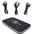 Amazon.com: Bluetooth Audio Transmitter Receiver, 2 in 1 Bluetooth 5.3 ...