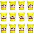 Amazon.com: Play-Doh Bulk 12-Pack of Yellow Non-Toxic Modeling Compound ...