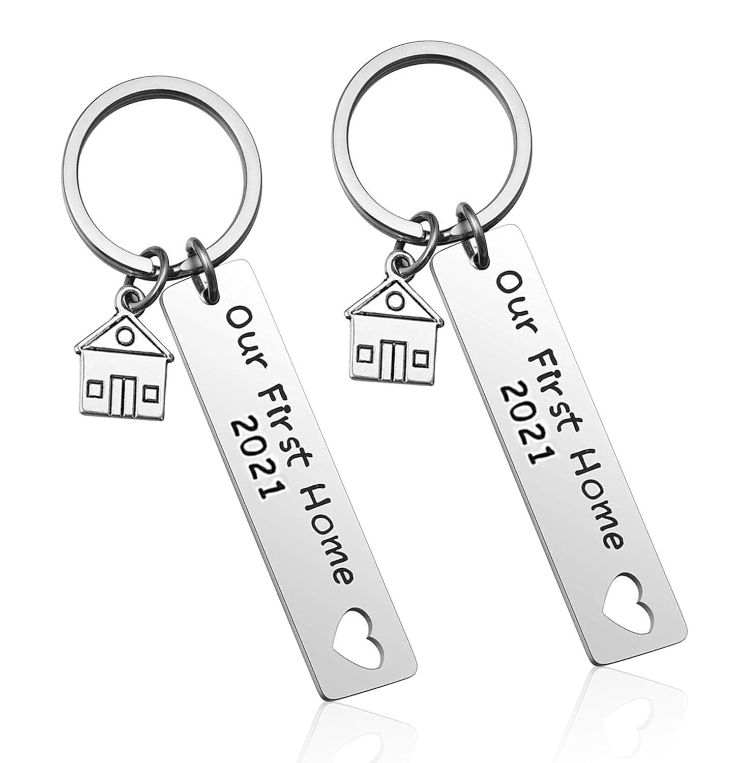 Our First Home Keychains New House Keychain New Home Keychain House ...