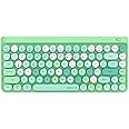 Amazon.com: UBOTIE Portable Bluetooth Colorful Computer Keyboards ...
