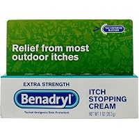 Amazon.com: Benadryl Extra Strength Anti Itch Cream 1 Oz Tube (Pack of ...