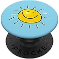Amazon.com: Pop Socket Blue Sky Smile Sun Be Happy gift PopSockets ...