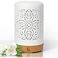 Amazon.com: Earnest Living Essential Oil Diffuser White Ceramic ...