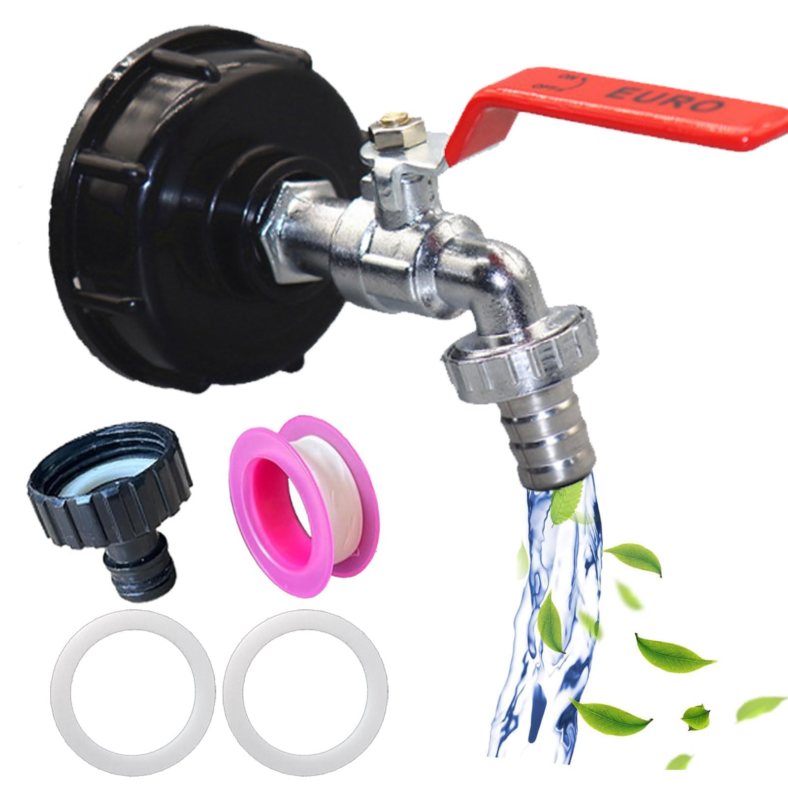 Mua LinJunnz IBC Outlet Tap, Water Tap for 1000 L Water Tank, with 3/4 ...