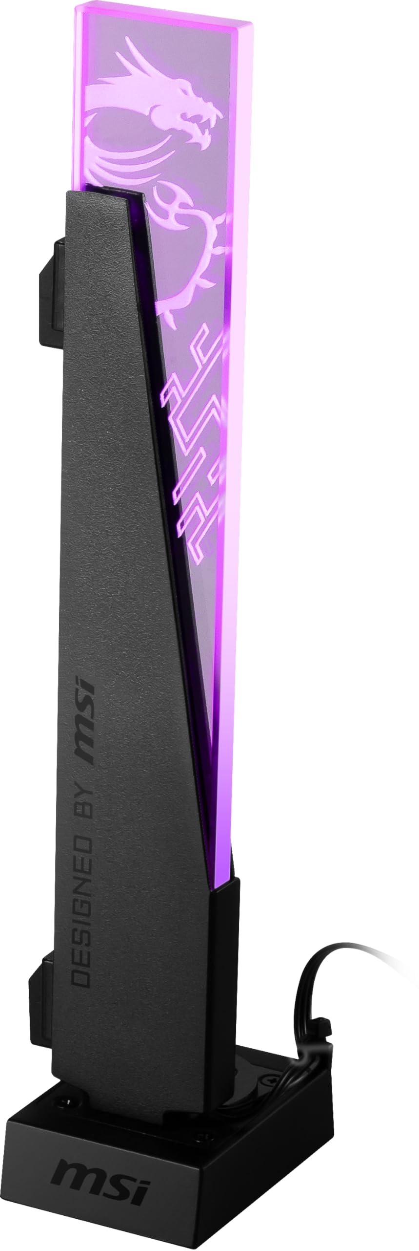 MSI MPG ARGB Graphics Card Stand - Prevents Graphics Card Bending, 8mm ...