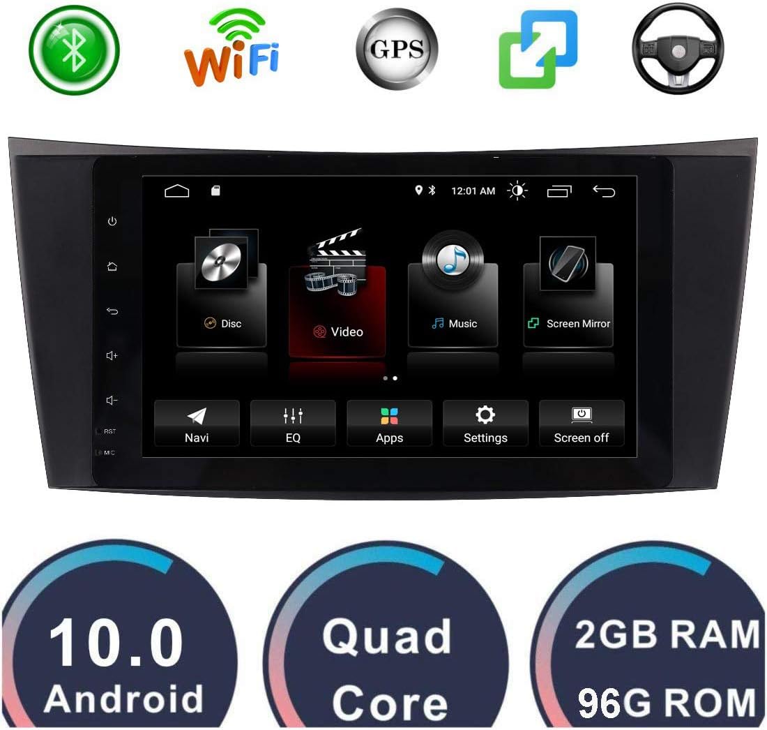 DAB+ Android 10.0 Car Stereo Navigation GPS Map 8 In for Mercedes-Benz ...