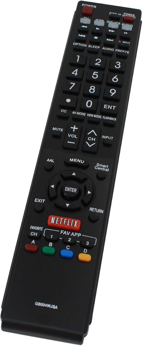Amazon.com: Replacement for Sharp GB004WJSA TV Remote Control Works with Sharp LC-80LE857U ...