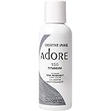 Amazon.com : Adore Semi-Permanent Haircolor #155 Titanium 4 Ounce ...