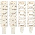 Amazon.com : BENECREAT 4Pcs 2 Style Wood Grass Gauge, Plant Growth ...