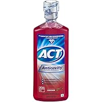Amazon.com: Act Anticavity Fluoride Mouthwash Cinnamon - 18 oz, Pack of ...
