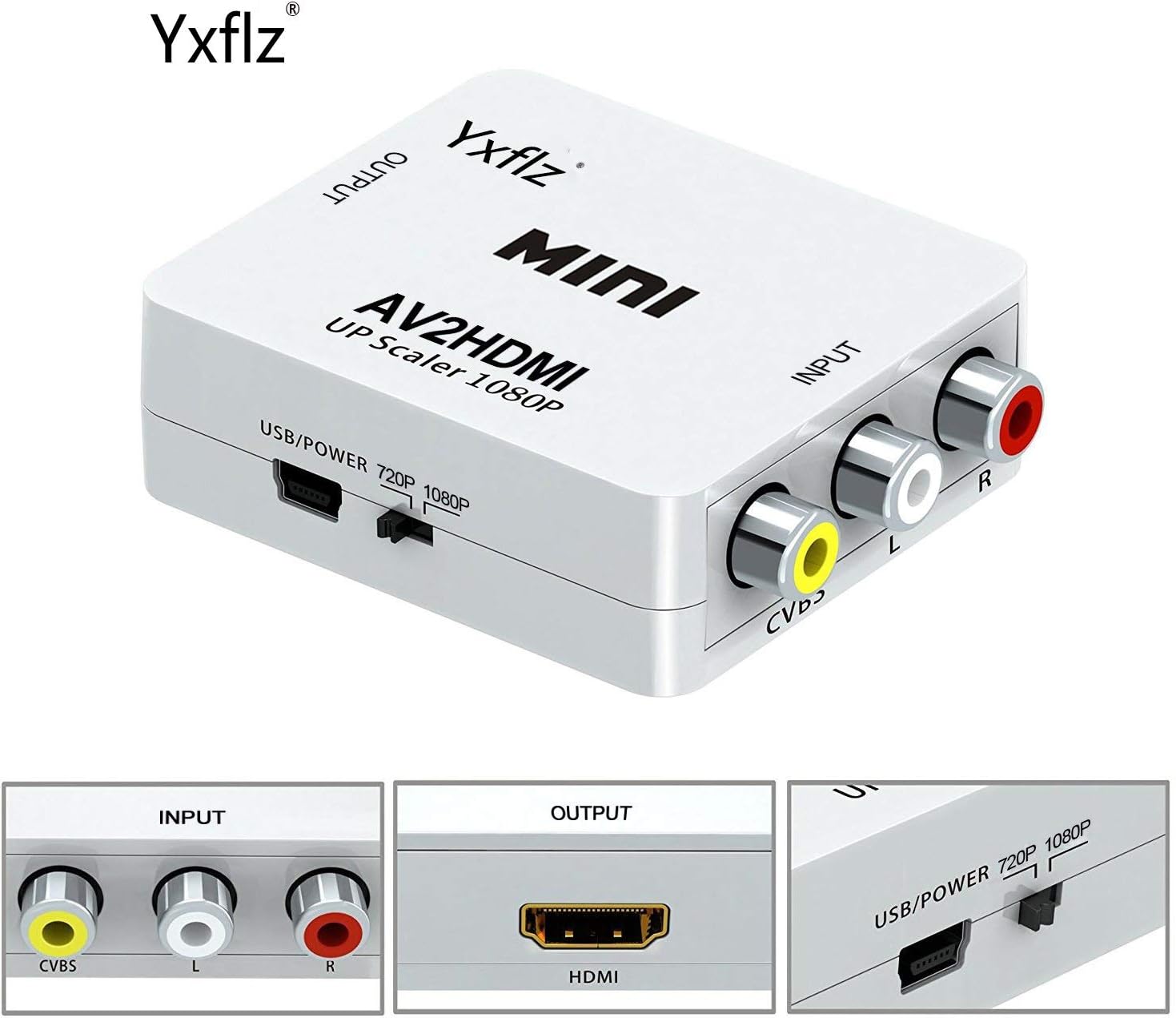 Amazon.com: VGA to HDMI, 1080P VGA and Audio to Video Converter Box ...