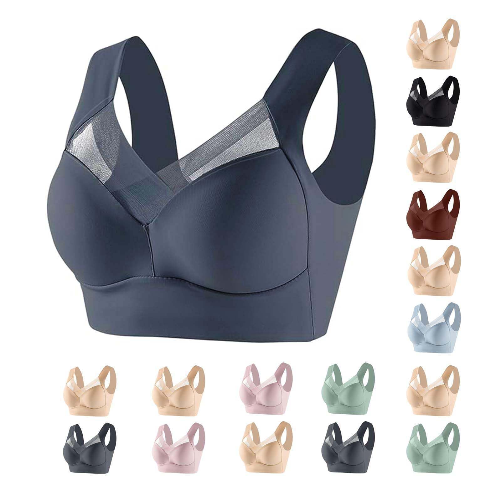 Seamless Sexy Push Up Bras for Older Women Wireless Forme Posture ...