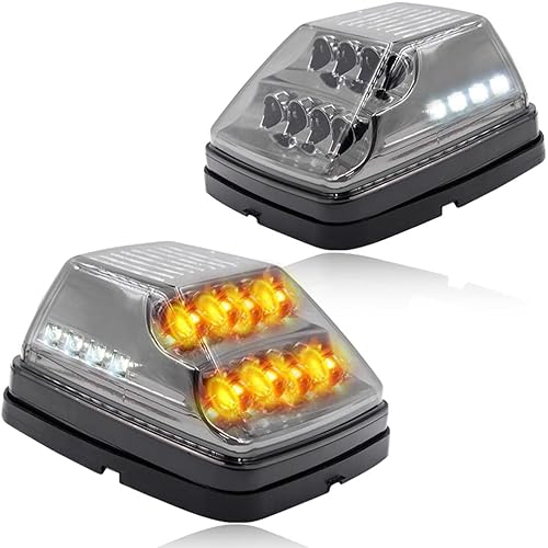 Smoked Lens Front Corner Turn Signal Lamps For 1990-2018 Mercedes Benz ...