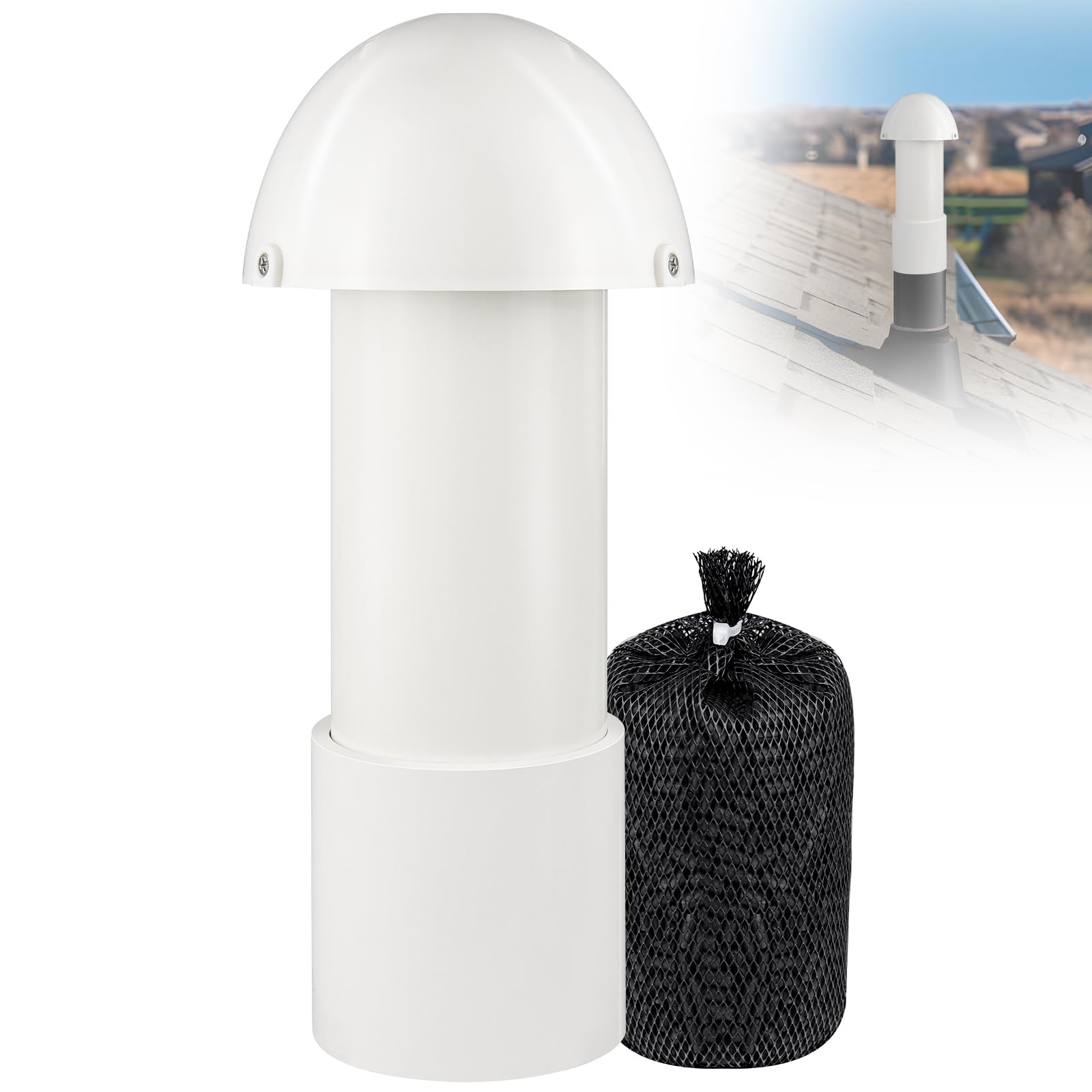 Mua 3 Inch Vent Stack Pipe Filter,Sewer Vent Filter Septic Tank Roof ...