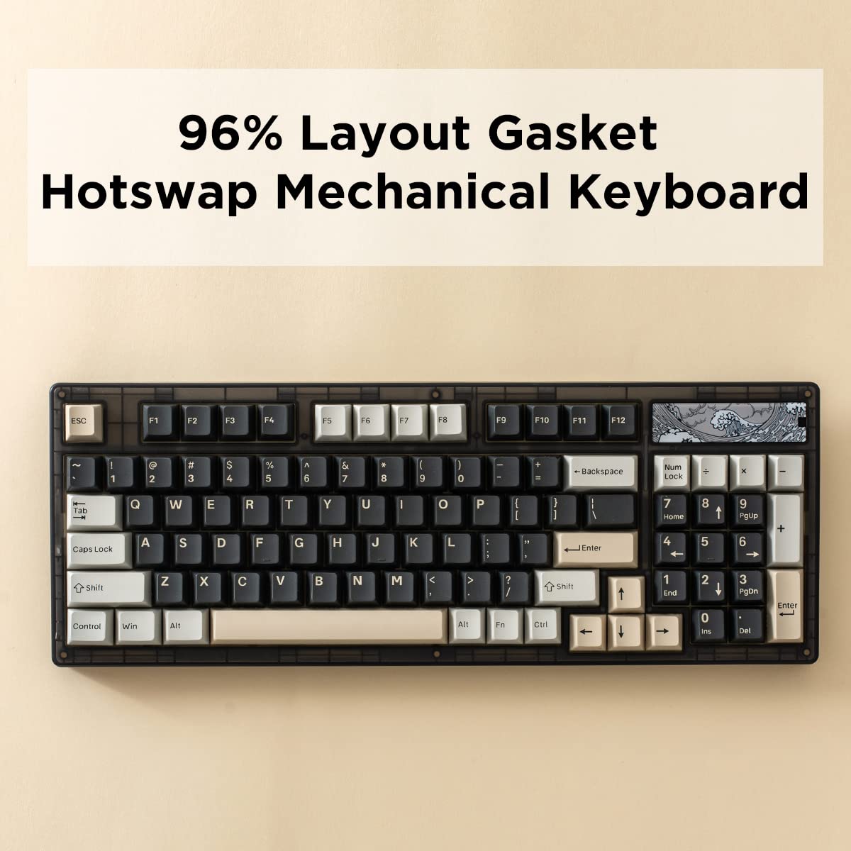 Mua Keynovo IF98 98 Key 96% 1800 Hot Swappable Gasket Mechanical Gaming ...