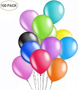 Amazon.com: Kolavia 100 PCS Party Balloons, 12 Inches Premium Assorted ...