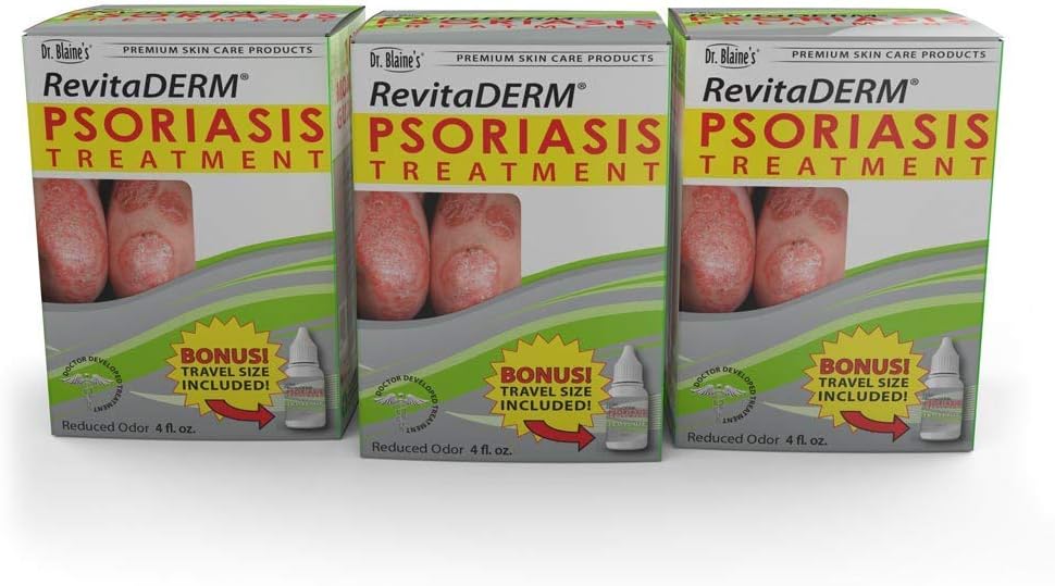 Amazon.com: Dr. Blaine's RevitaDERM Psoriasis Treatment 4 oz (Pack of 3 ...