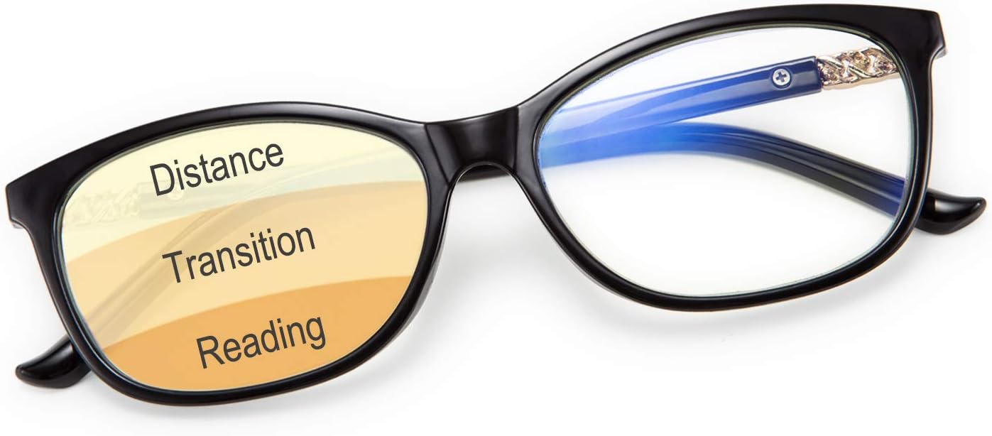Amazon Karsaer Progressive Multifocus Reading Glasses Women Blue