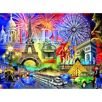 Amazon.com: Paris Puzzle - Cities Collection - 1000 Pieces: Toys & Games