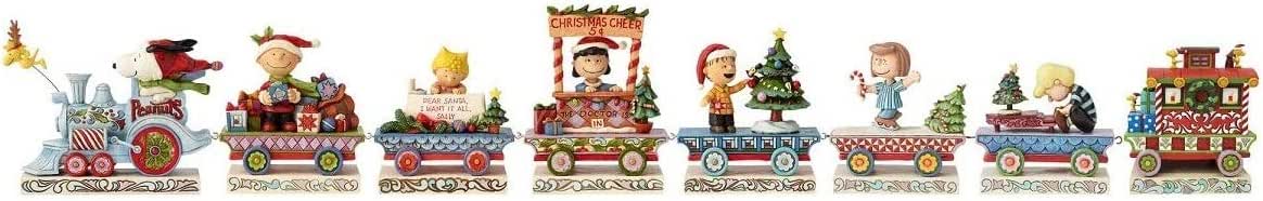Amazon.com: Enesco Peanuts by Jim Shore Peanuts Train 8 Piece Gift Set ...