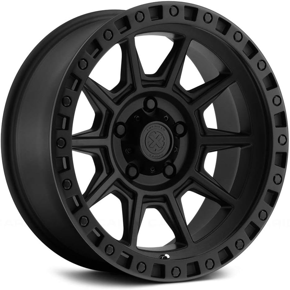 Amazon.com: American Racing ATX AX202 18x9 Black Wheel / Rim 8x6.5 with ...