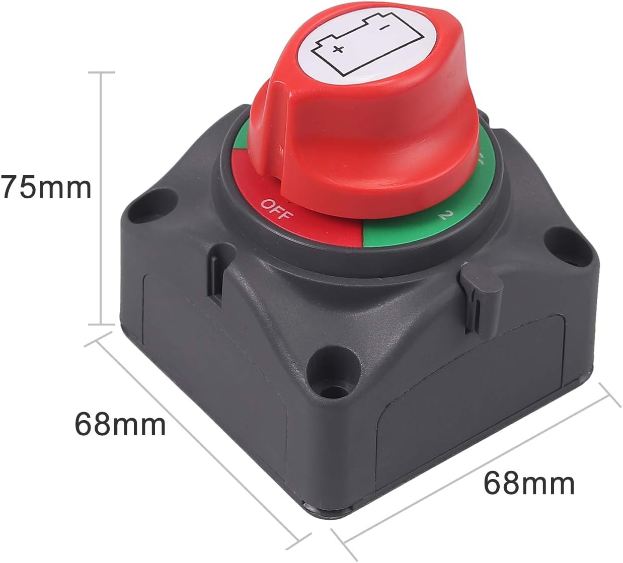 Dual Battery Isolator Marine Switch 4 Position 300 Amp 12V Battery ...
