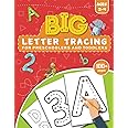 BIG Letter Tracing for Preschoolers and Toddlers ages 2-4: Homeschool ...