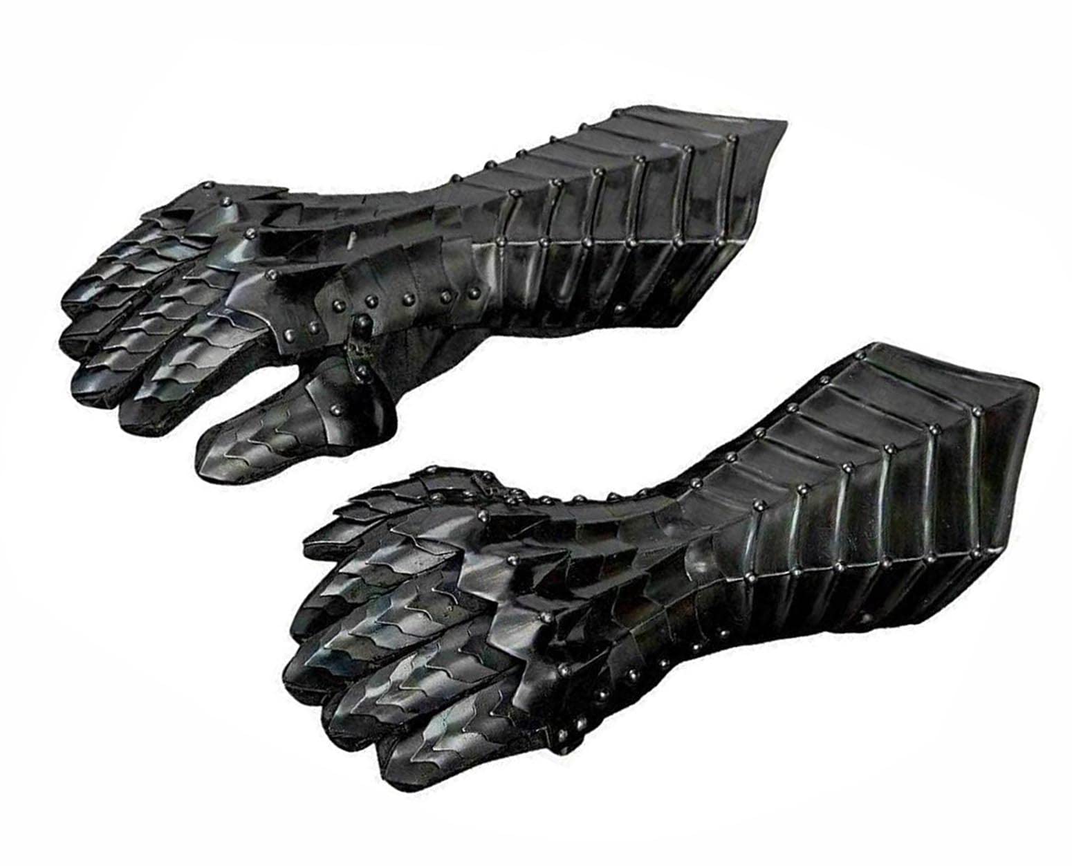 WARRIORPOINT Medieval Black Nazgul unisex-adult Gauntlets Mild Steels ...