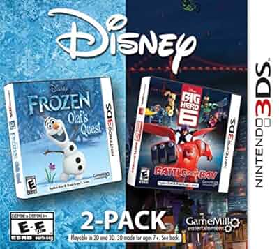 Amazon.com: Disney Frozen & Big Hero 6 2 Pack - Nintendo 3DS: Game Mill ...