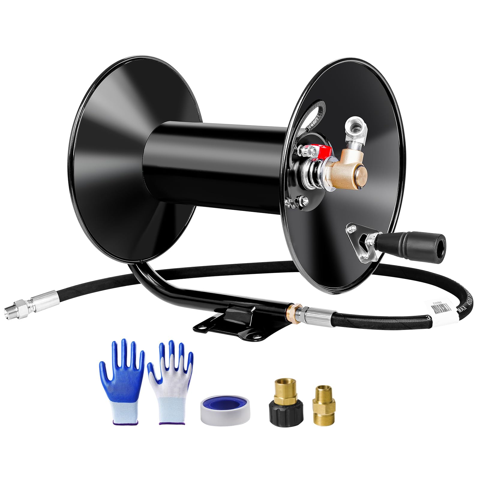 Mua 100ft, 4000 PSI Heavy Duty Power Washer Hose Reel Wall Mounted ...