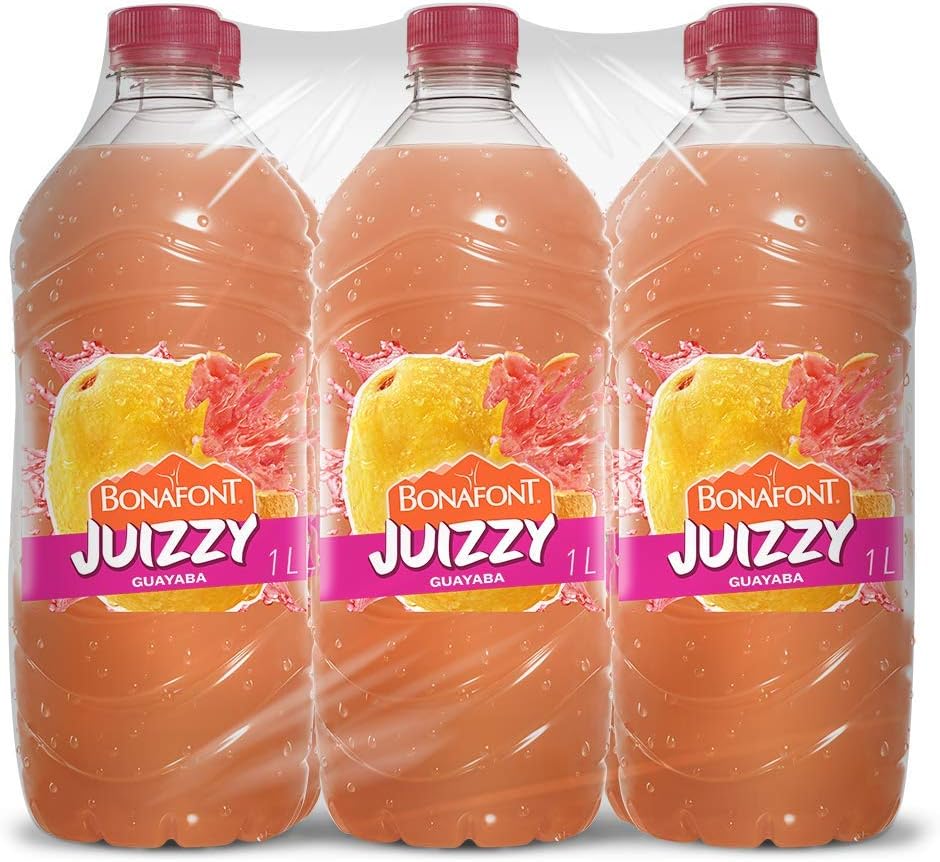 Juizzy Bebida Bonafont, Guayaba, 1 L x 6 botellas: Amazon.com.mx ...