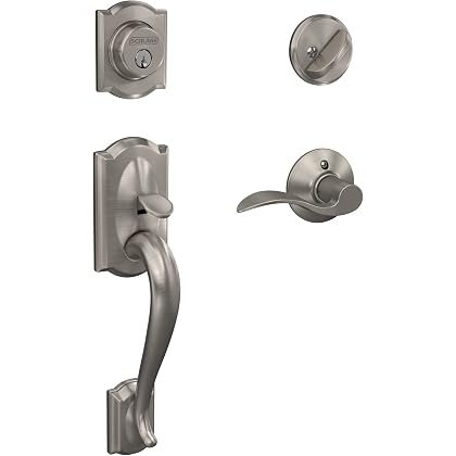 コメント‱ Schlage Dexter JH58PRS619 パリ 外装ハンドルセット デッドボルト付き サテンニッケル がございま