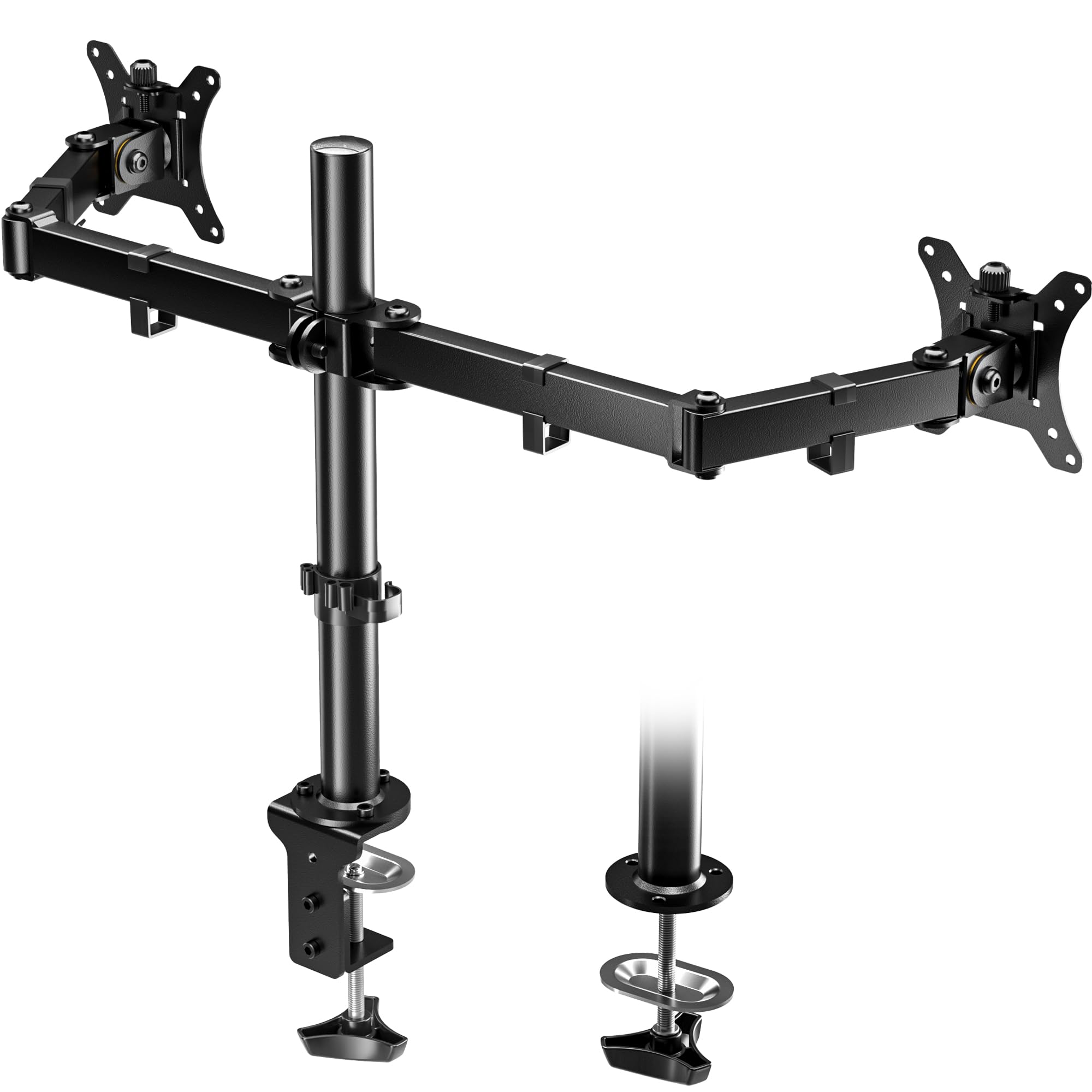BONTEC Dual Monitor Mount for 13-32 Inch LCD LED PC Screens, Double ...
