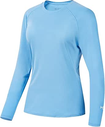 BASSDASH Women’s UPF 50+ UV Sun Protection T-Shirt Long Sleeve Fishing Hiking Performance Shirts ...