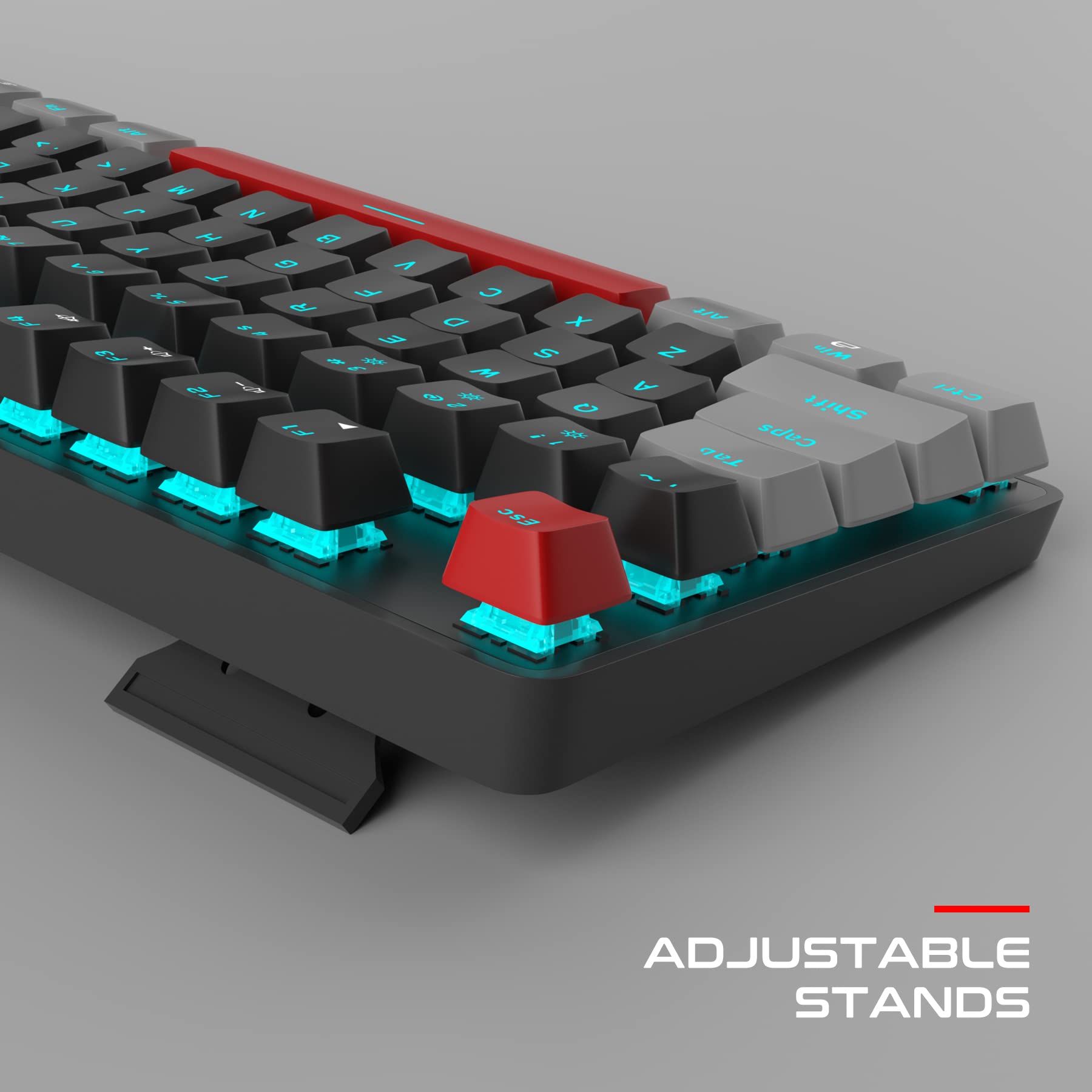 Mua Mechanical Gaming Keyboard, 104 Keys Blue Backlit Keyboard with Red ...