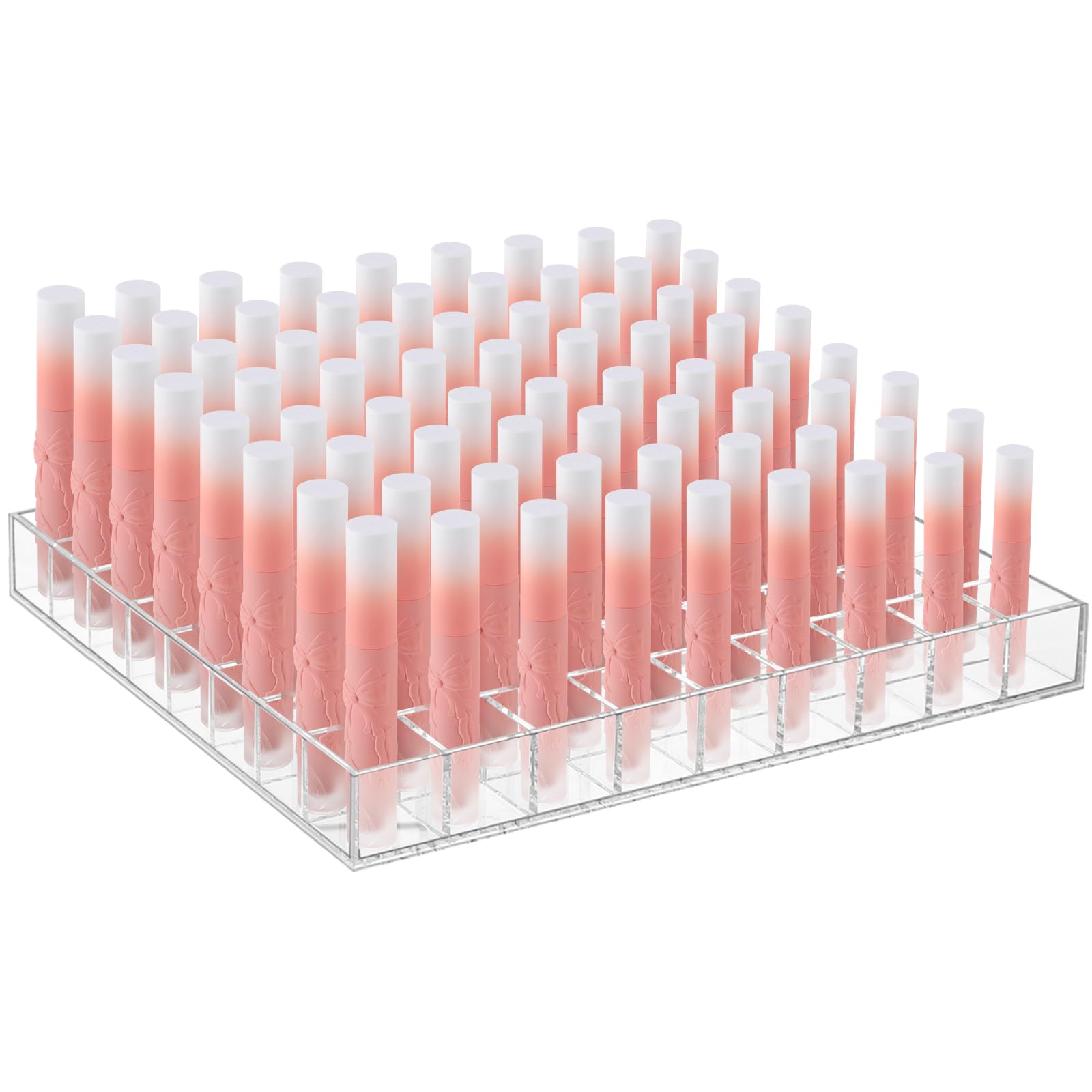 Mumufy Lipstick Holder Clear Acrylic Organizer Makeup Lip Gloss ...