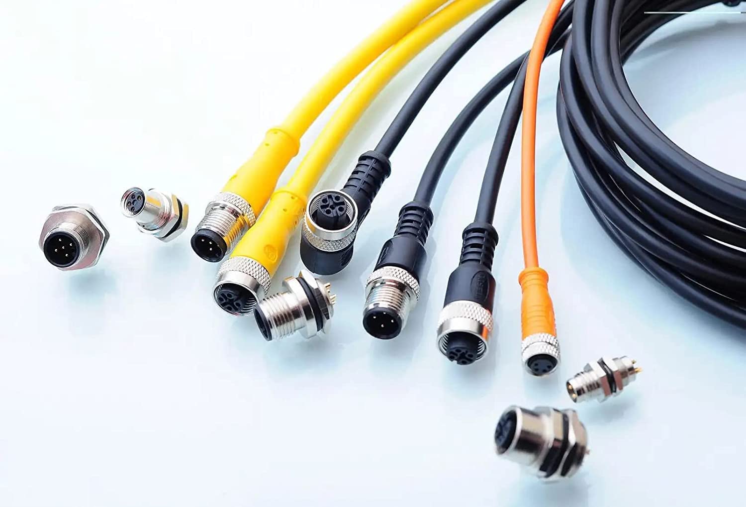 Mua Aicosineg Aviation Connector YC8-4 4 Pin Male Female Panel Metal ...