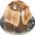 Amazon.com: Meanhoo Portable Camping Toaster - Stainless Steel 4 Slice ...